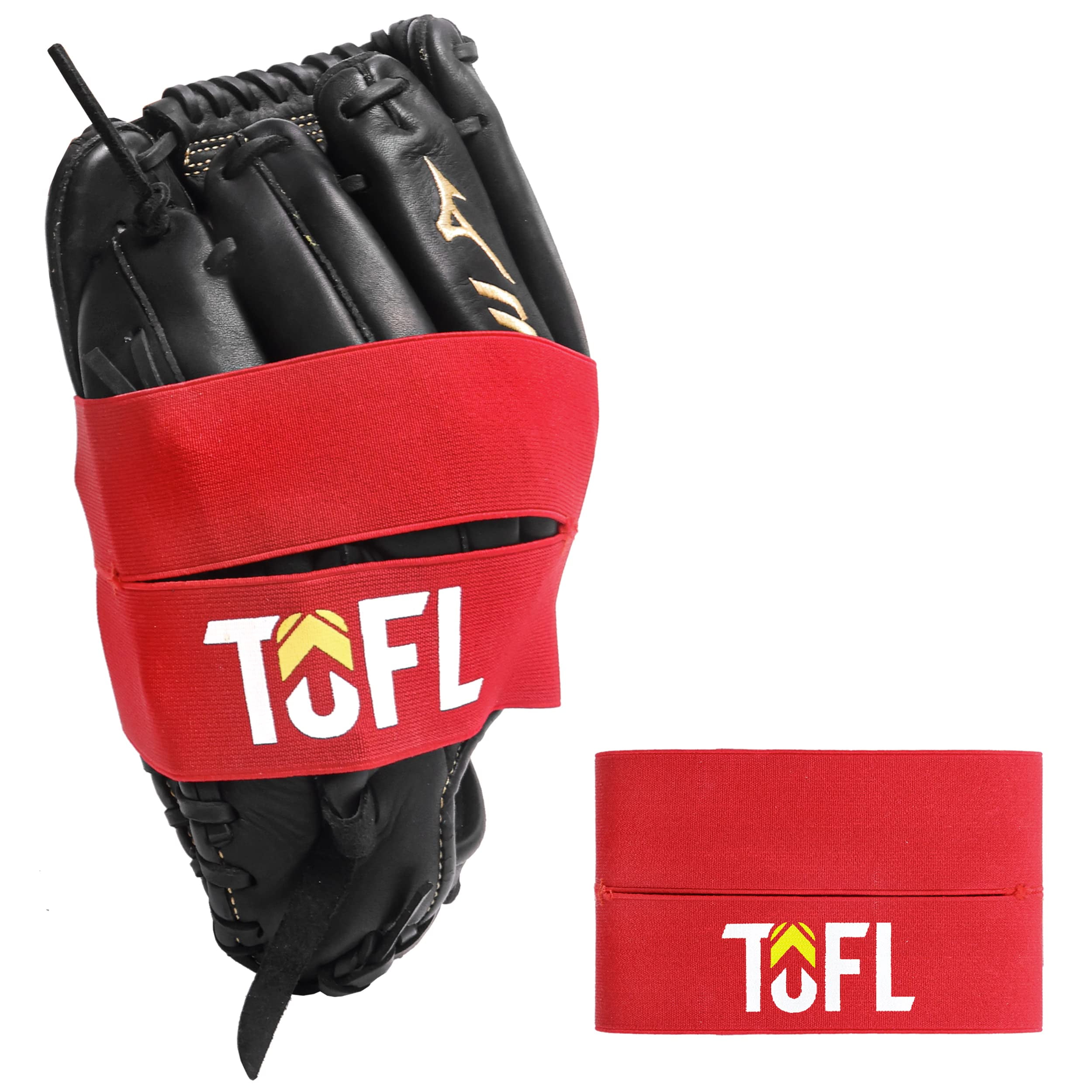 TOFL Baseball Softball Glove Wrap, Elastic T Shape Mitt Break-In Strap ...