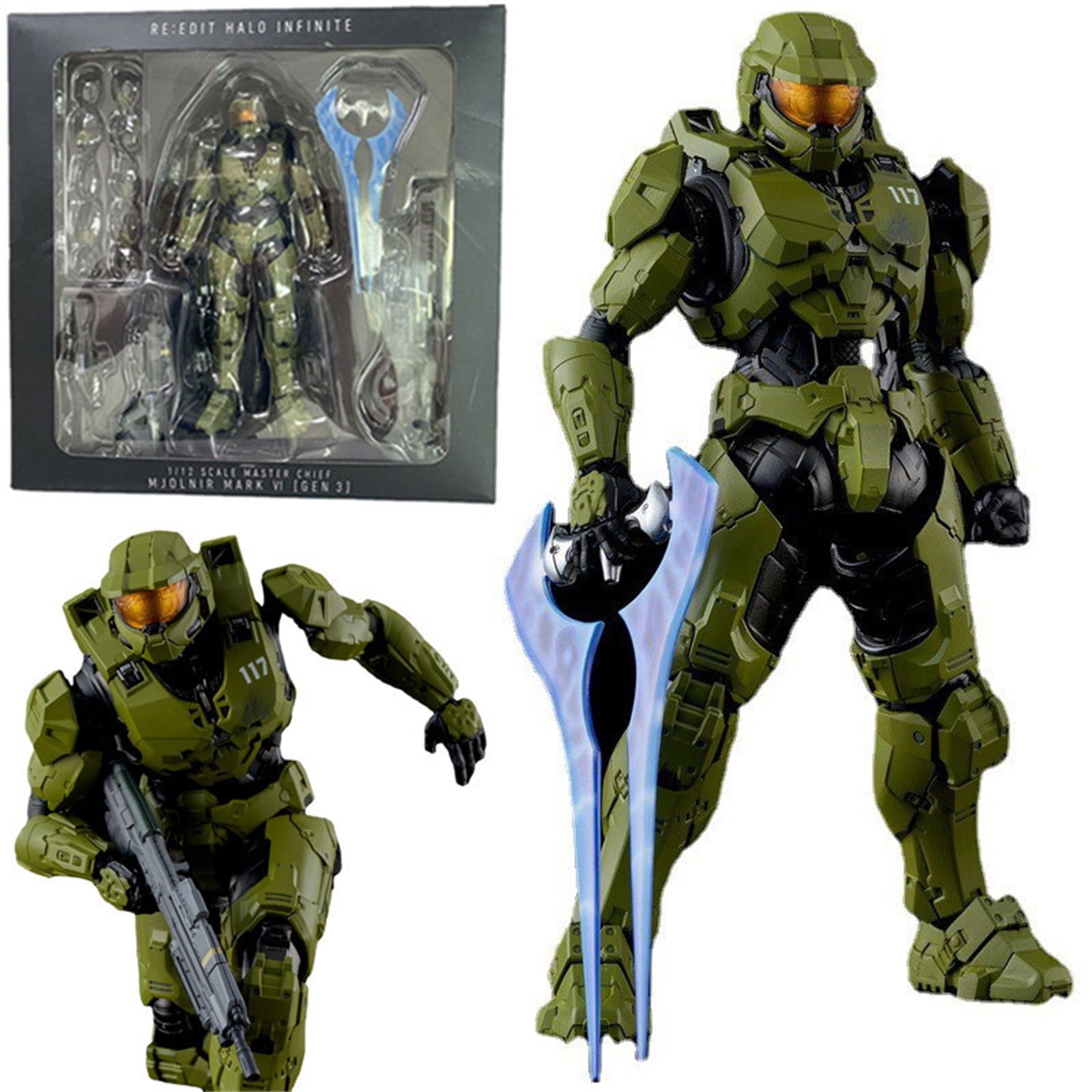 TOFOTL Game Figure Master Chief Model Dolls Figure Toys Children's Toys ...