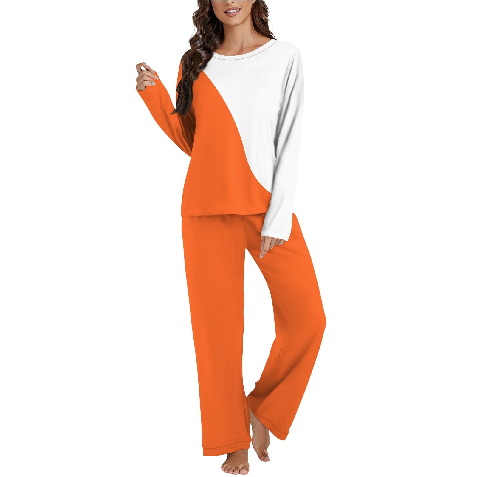 Tofotl Women 2 Piece Floral Set Long Sleeve Button Down Shirt Wide Leg
