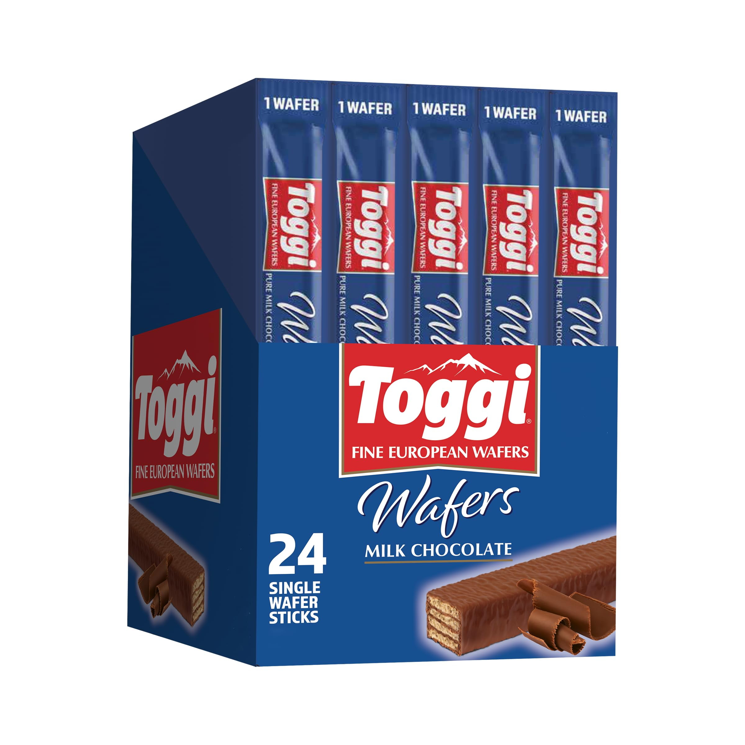 TOGGI Fine European Chocolate YPF5 Wafers, Milk Chocolate (1.75 oz 24 Count) - Walmart.com