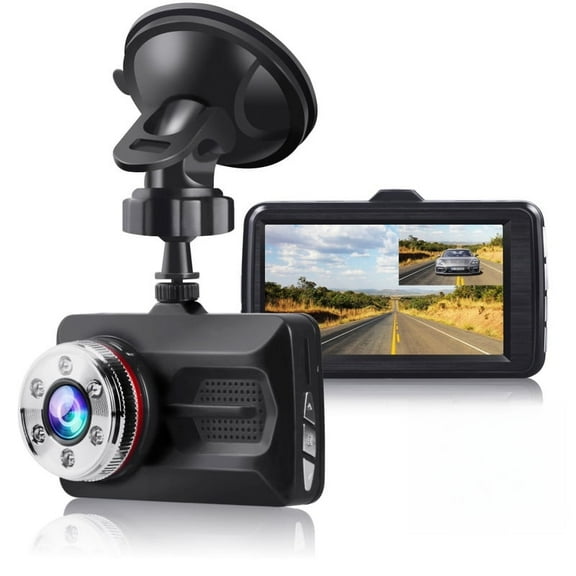 4 Inch Dash Cam Front and Rear 1080P HD with Night Vision 170° Wide ...