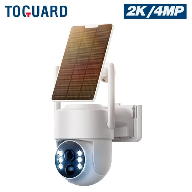 TOGUARD SC43 2K/4MP Solar Wireless Security Camera - Walmart Business ...