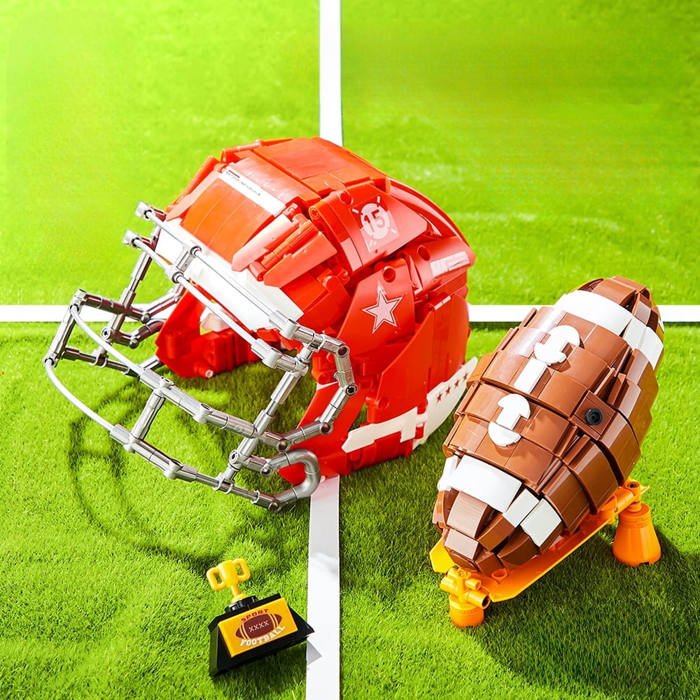 TOHIDAQU Football Building Blocks Set, Football Stadium Toy, Creative ...