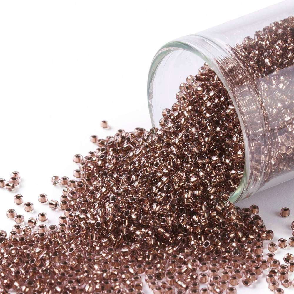 TOHO Round Seed Beads Japanese Seed Beads (746) Copper Lined Light ...