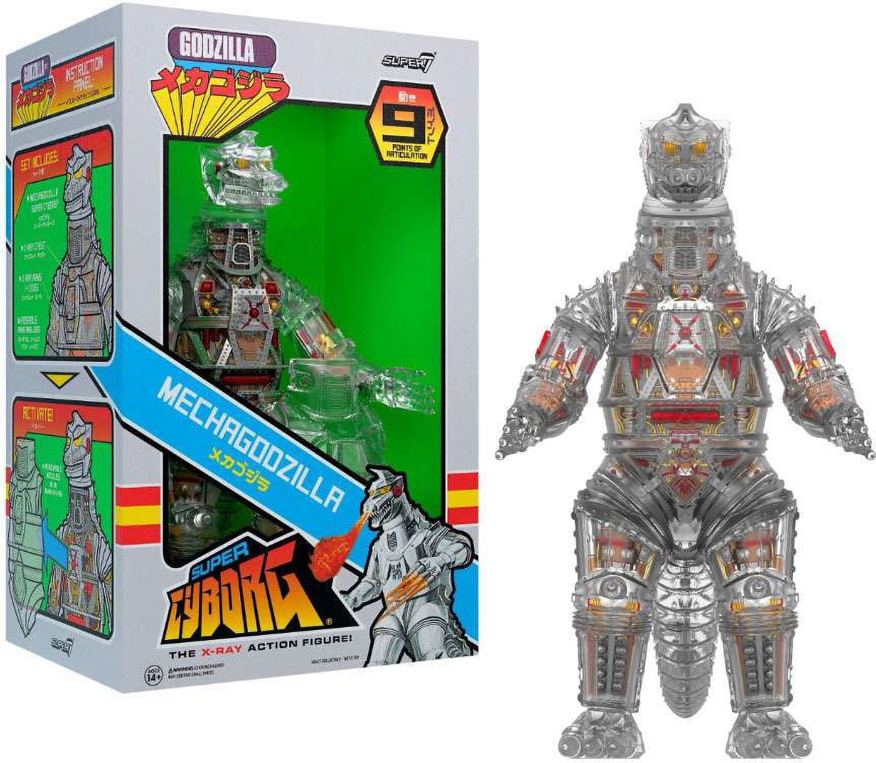 TOHO Super Cyborg Mechagodzilla Action Figure (Clear) - Walmart.com