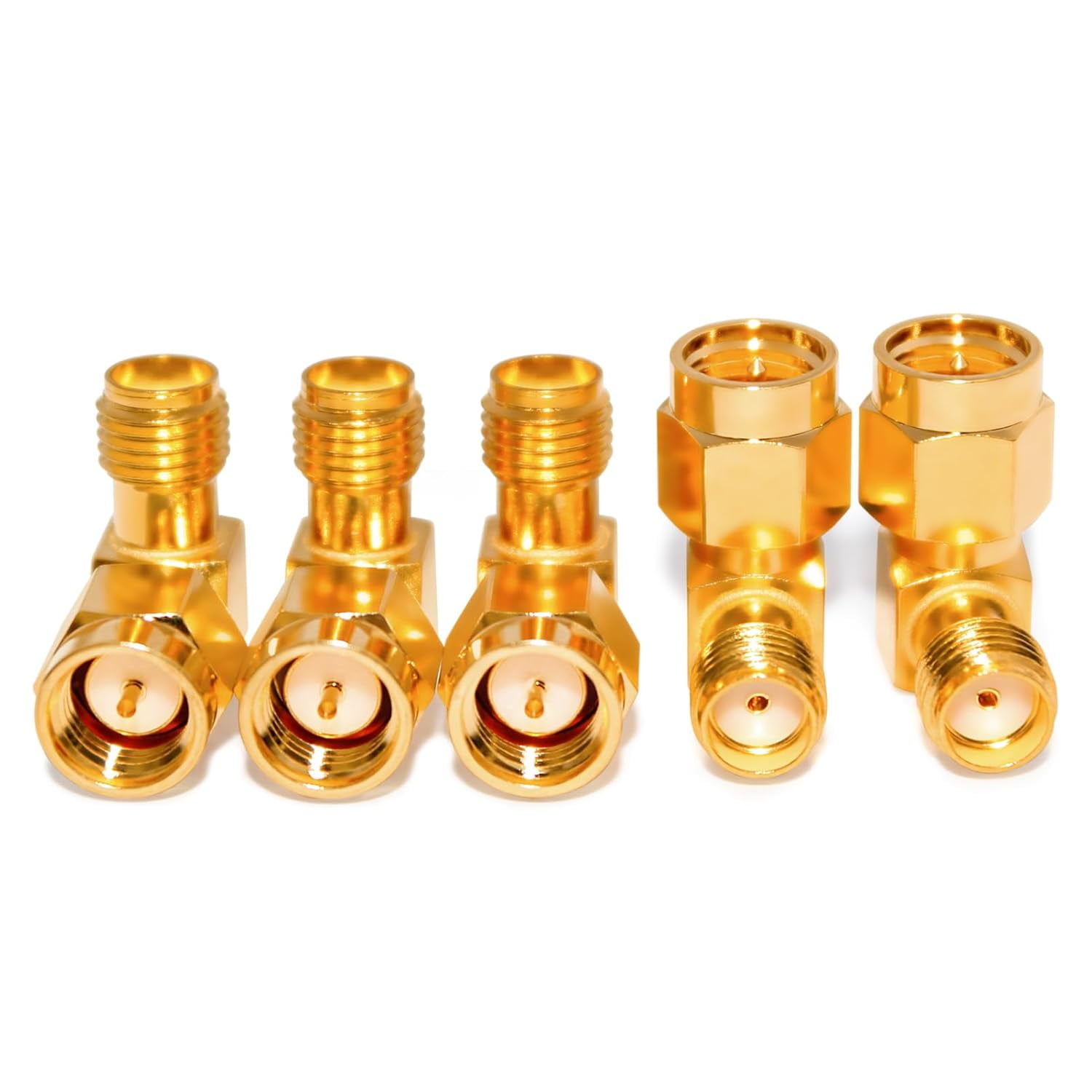 TOJOIN RF Coaxial Adapter Connector Right Angle Adapter 90 Degree SMA ...