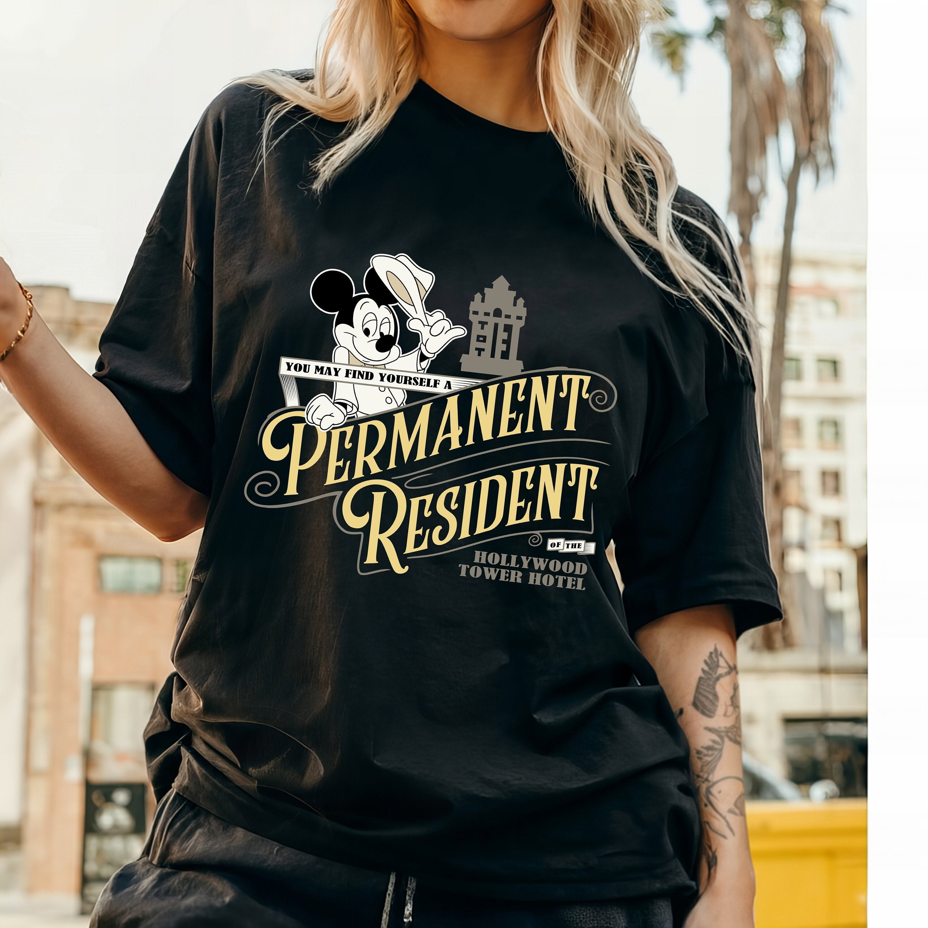 TOKAIPlus Disney Halloween Mickey Mouse The Twilight Zone Tower Of Terror Shirt, Disneyland ...