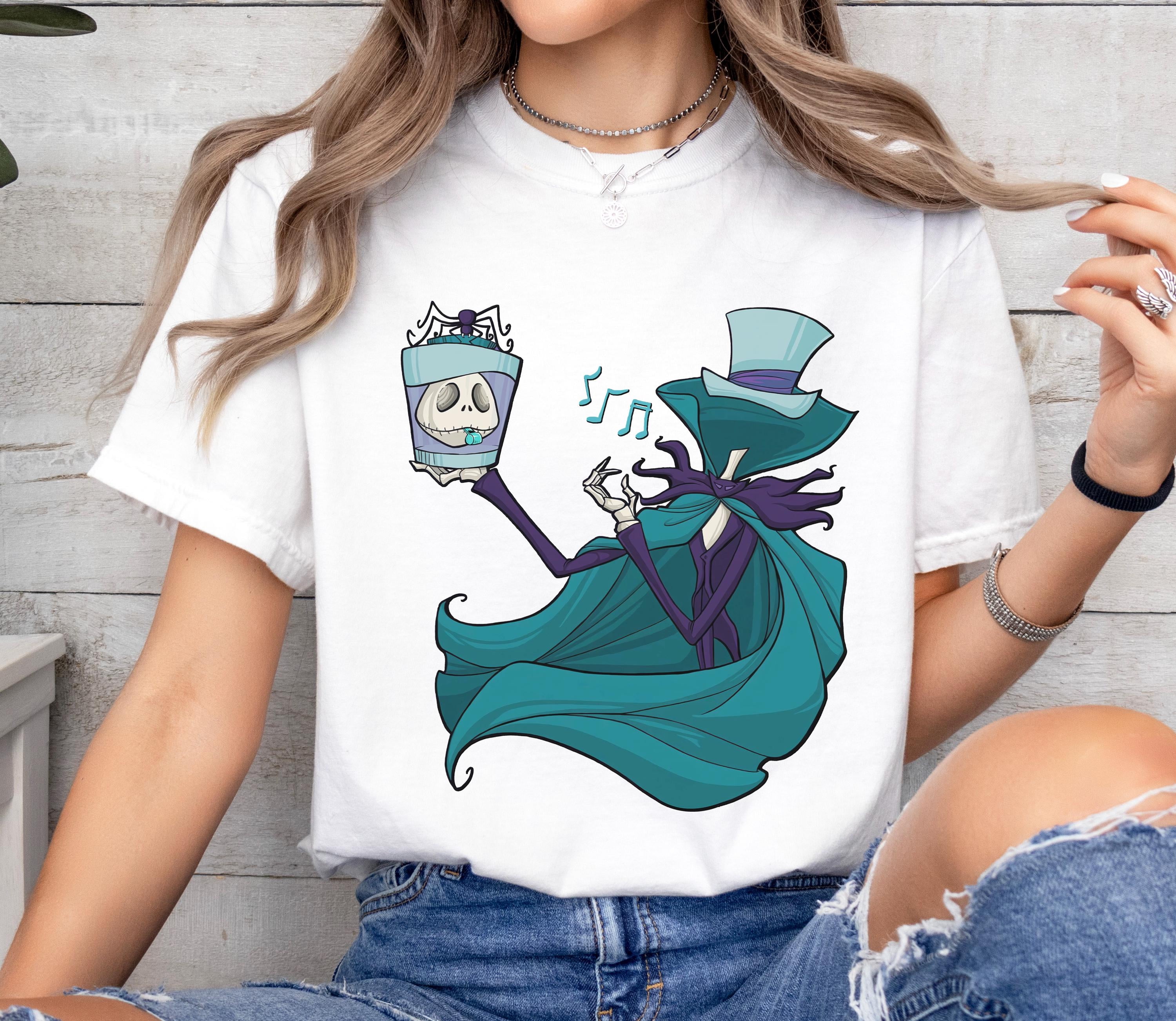 TOKAIPlus Disney Jack Skellington Cosplay Hatbox Ghost Haunted Mansion Shirt, Disney Nightmare ...