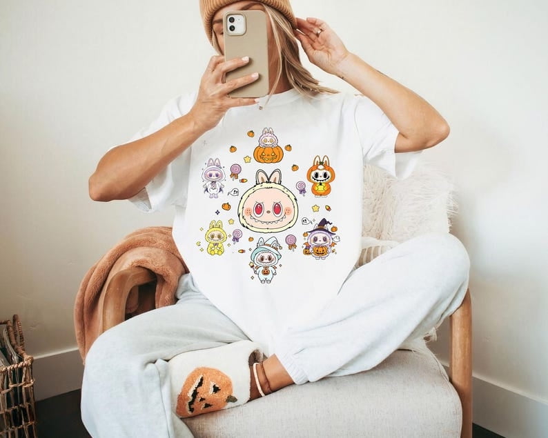 TOKAIPlus Halloween T-Shirt: Spooky Cartoon Character Shirt - Walmart.com