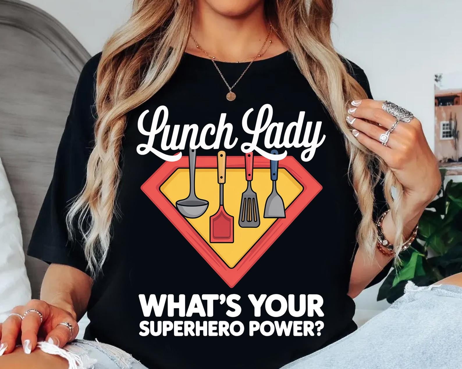 TOKAIPlus Lunch Lady Superhero Shirt - What's Your Superhero Power ...