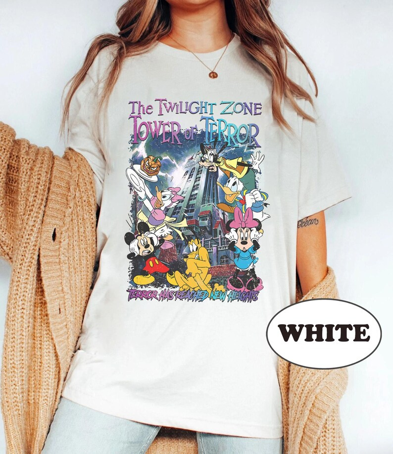 TOKAIPlus Mickey And Friends The Twilight Zone Tower Of Terror Shirt ...