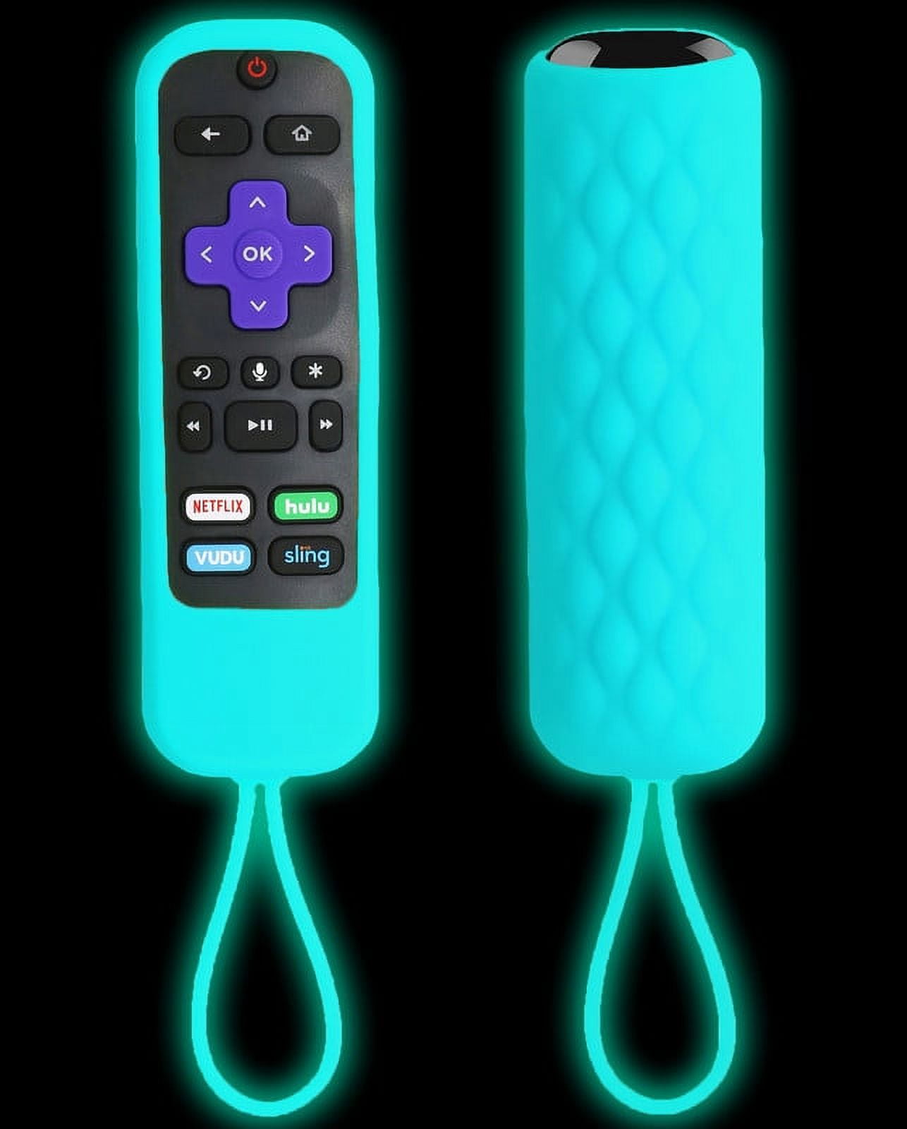 TOKERSE Glow Remote Cover Compatible for Roku Steaming Stick/Voice ...