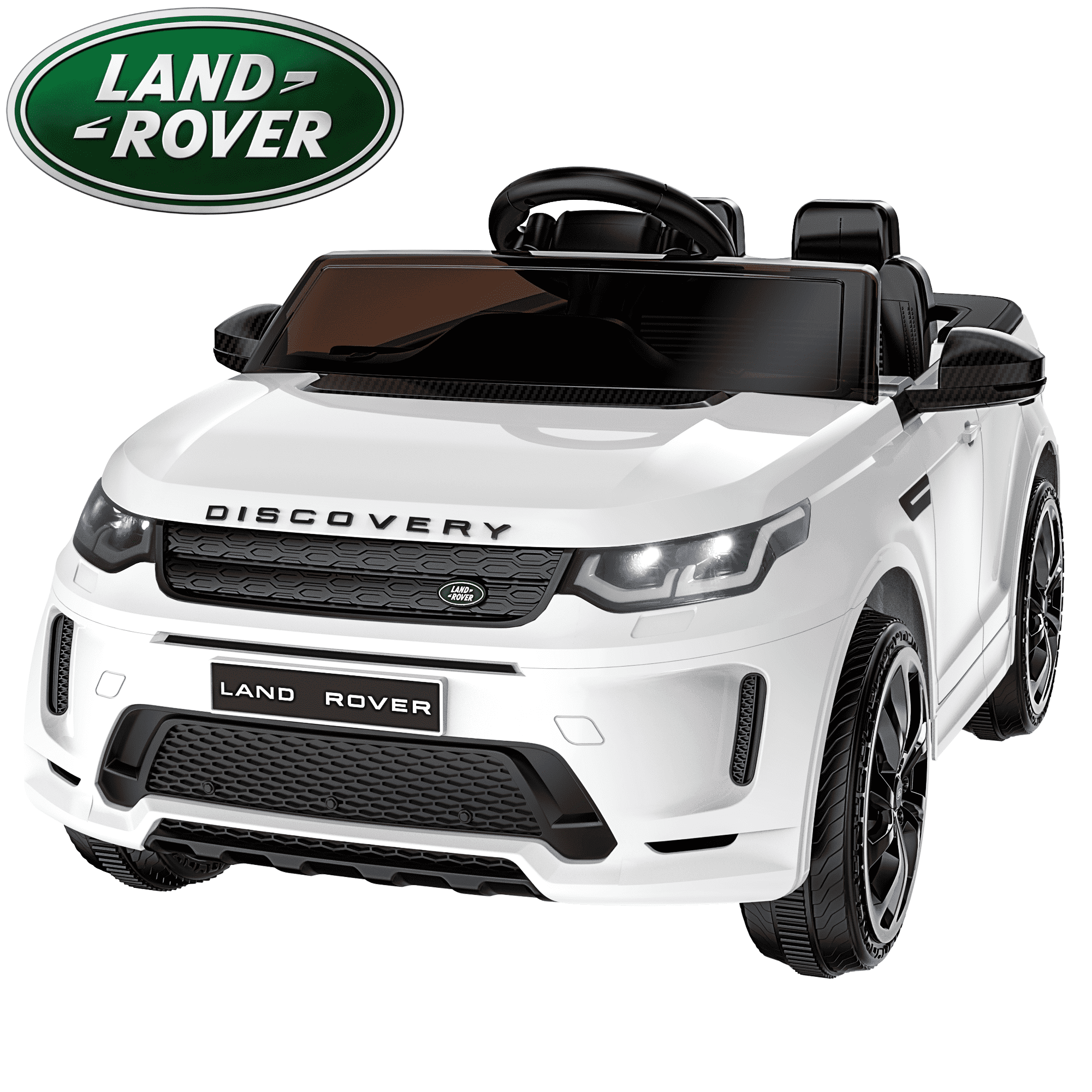 TOKTOO Electric Drivable 12V Land Rover Ride-On Car, 1-Seater with ...