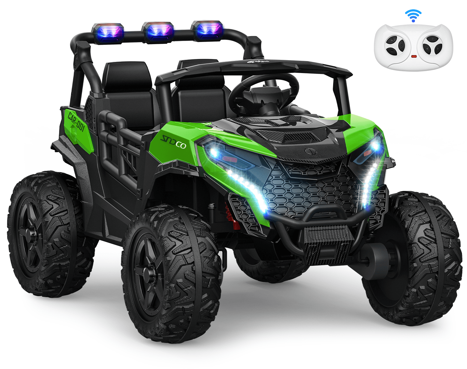 TOKTOO 24 Volt Ride on Toys for Kids, 2-Seater 4WD Powered Ride on UTV ...