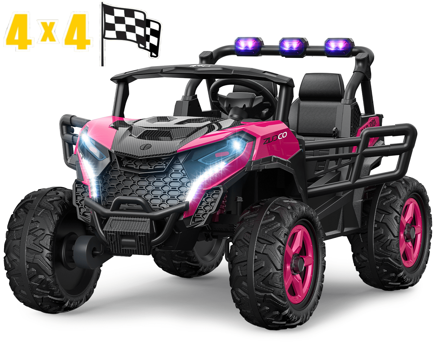 TOKTOO 24V Ride on Toy for Kids, 2-Seater 24V Ride on UTV w/ 800W ...