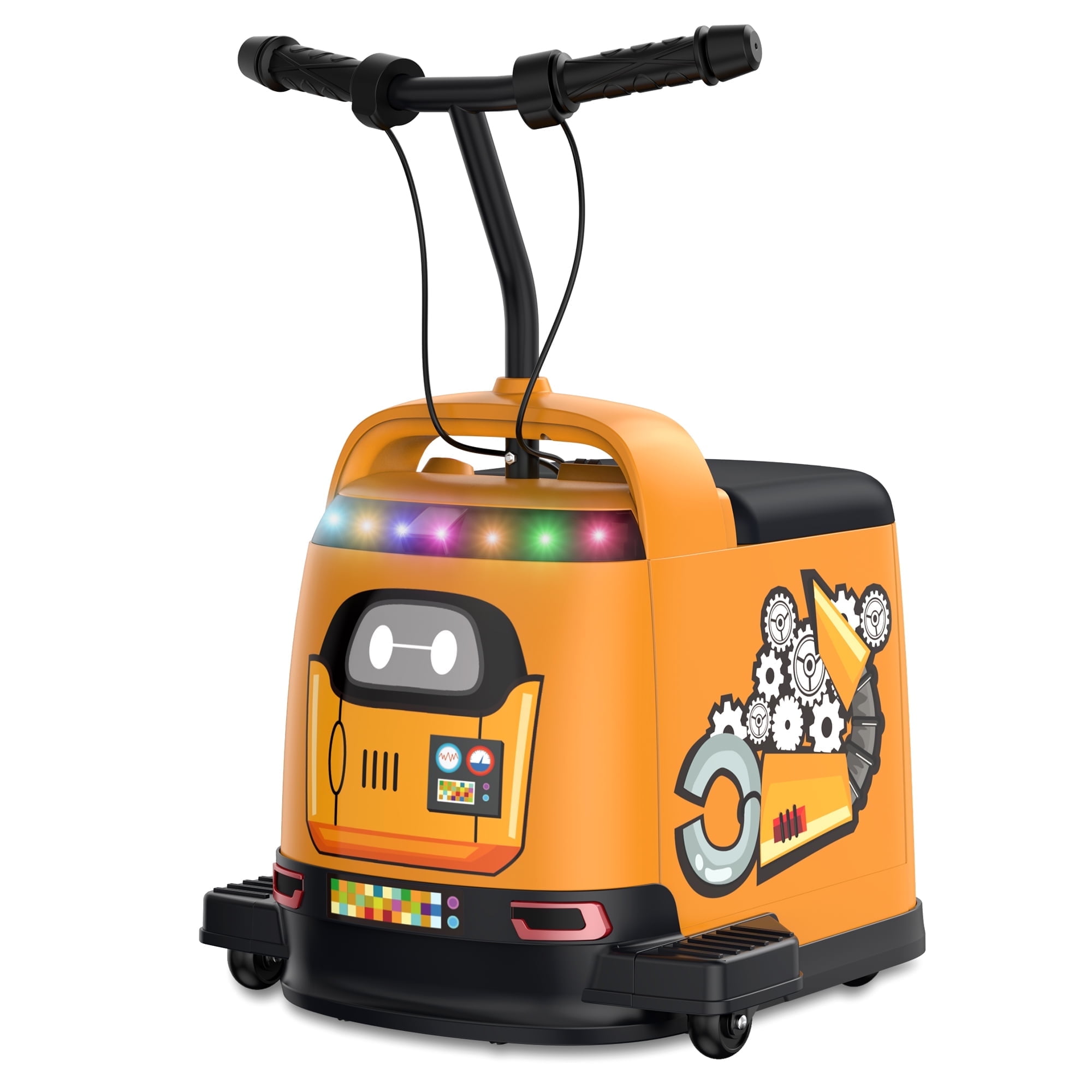 TOKTOO 24V Ride on Toy for Kids Aged 4-8, 24V Ride on Scooter w/ Thumb ...