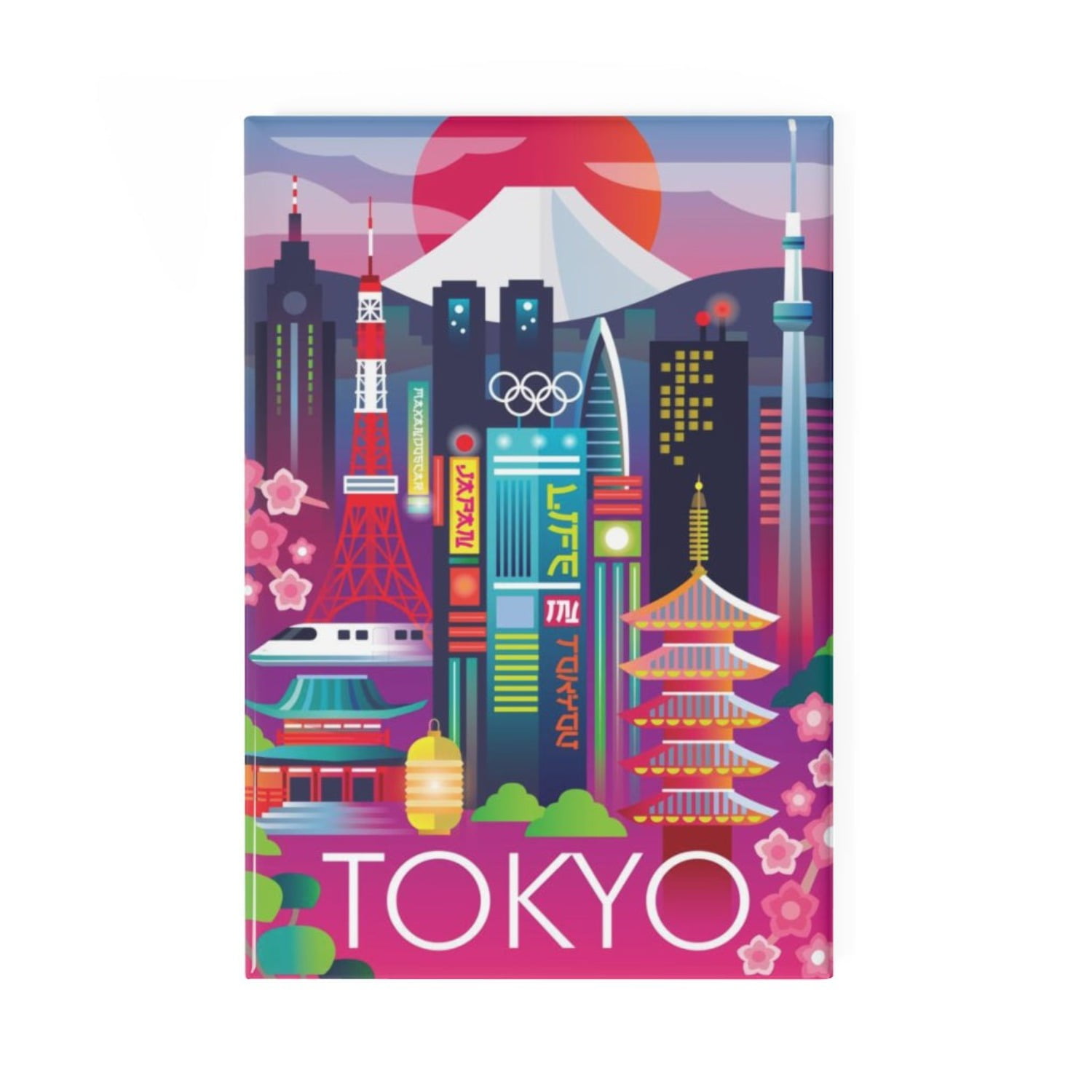TOKYO REFRIGERATOR MAGNET - Walmart.com