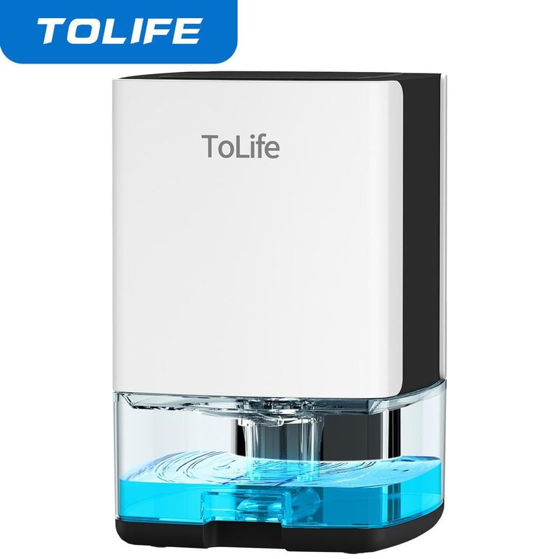 TOLIFE Dehumidifiers for Home 30 OZ Water Tank with Auto-Off, Portable Small Dehumidifier for ...