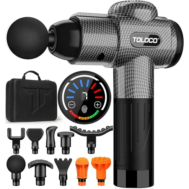 TOLOCO Massage Gun Fitness Sports Deep Tissue Muscle Relaxation ...
