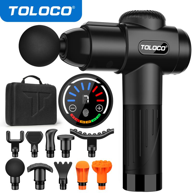 TOLOCO Massage Gun, Muscle Deep Tissue Massage Gun, Percussion massage ...