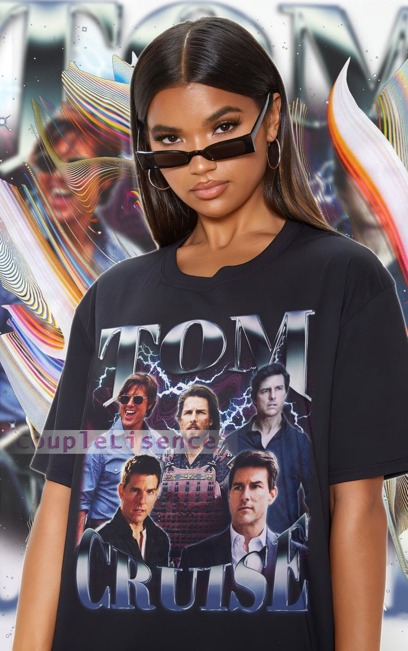 TOM CRUISE Vintage Shirt | Tom Cruise Homage Retro | Tom Cruise Tees ...
