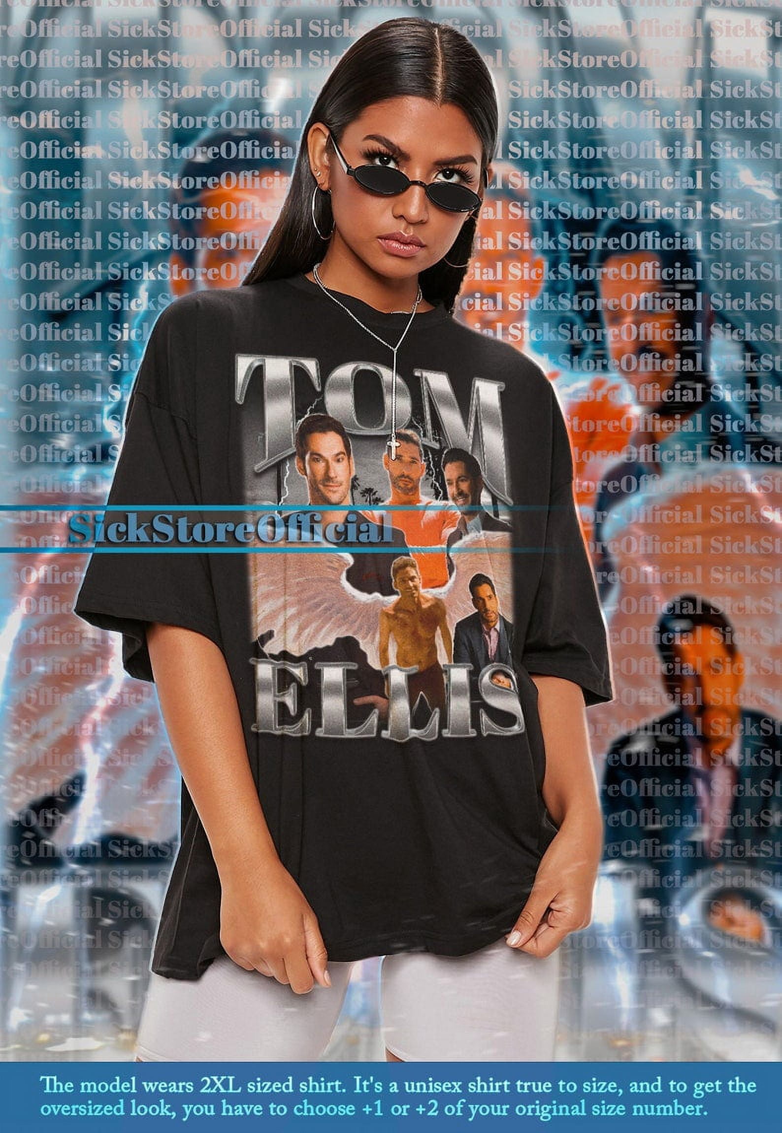 TOM ELLIS Vintage Shirt, Tom Ellis Homage Tshirt, Tom Ellis Fan Tees, Tom Ellis Retro 90s , Tom ...