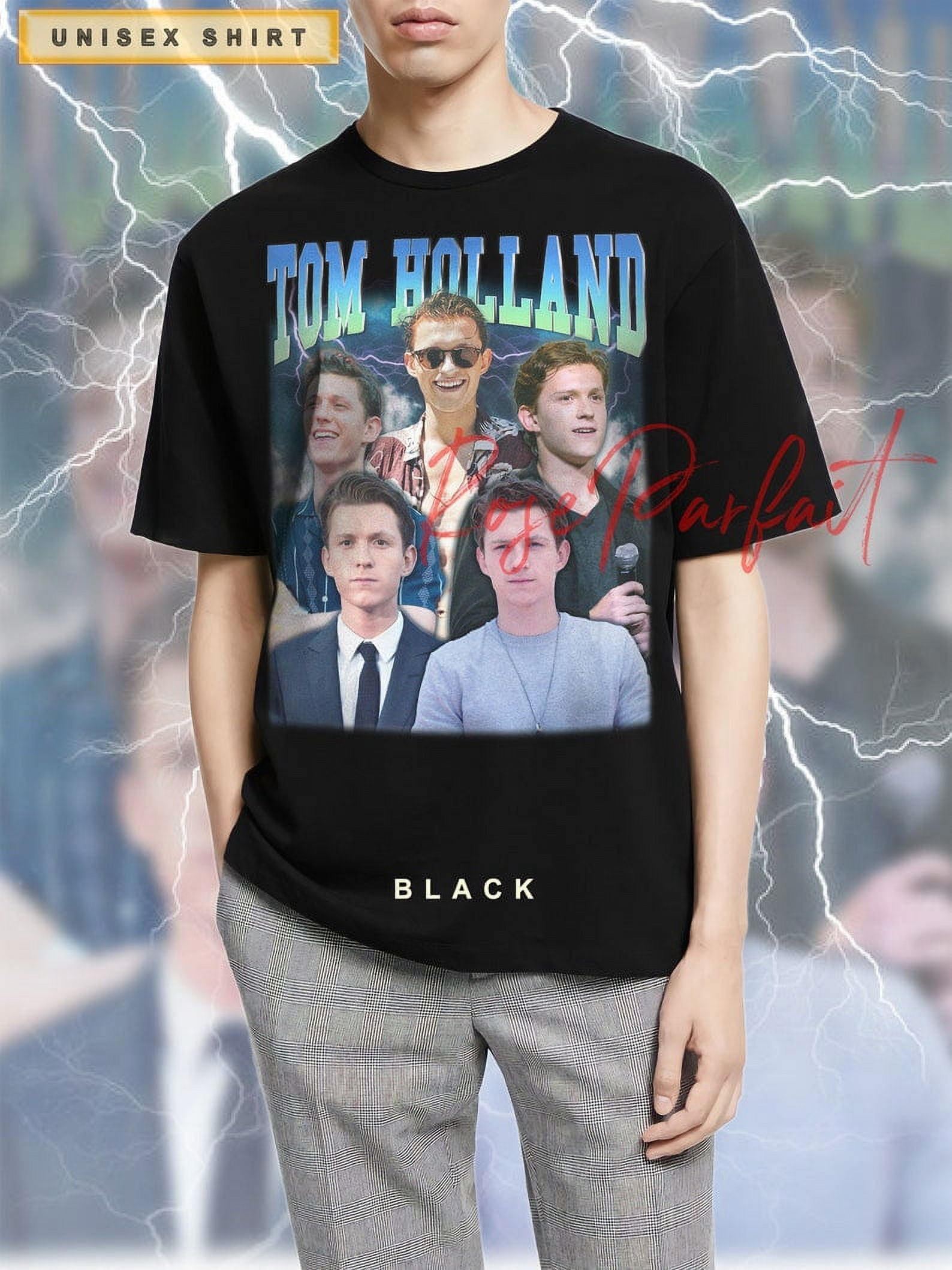 TOM HOLLAND T-shirt - Tom Holland Tribute Celebrity Shirt, Actor Tom ...