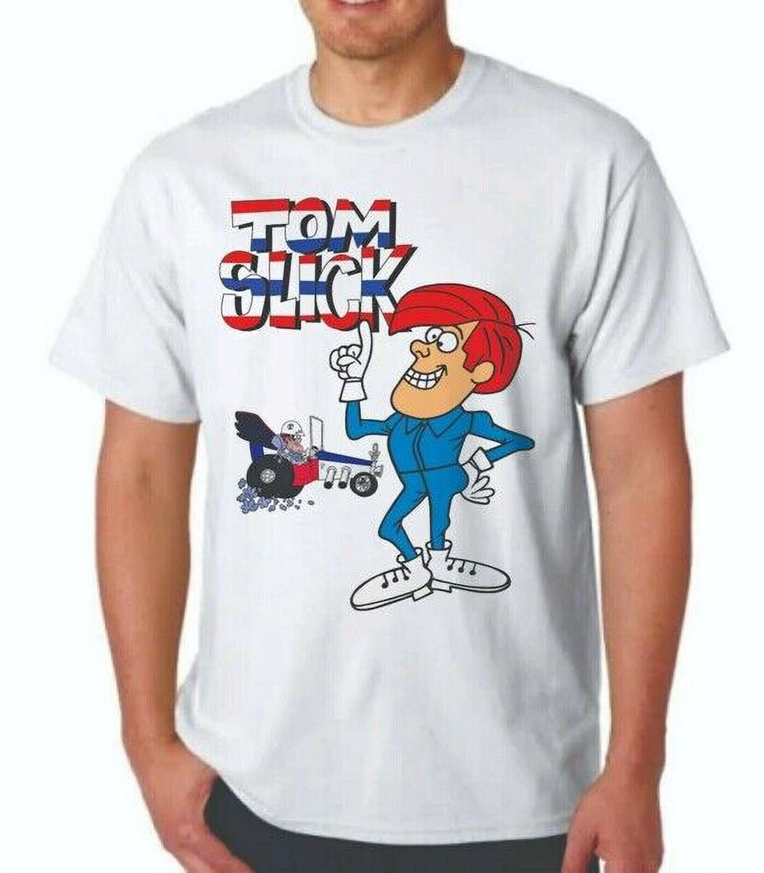 TOM SLICK T-SHIRT - Cartoon JAY WARD Cereal Quisp - Walmart.com