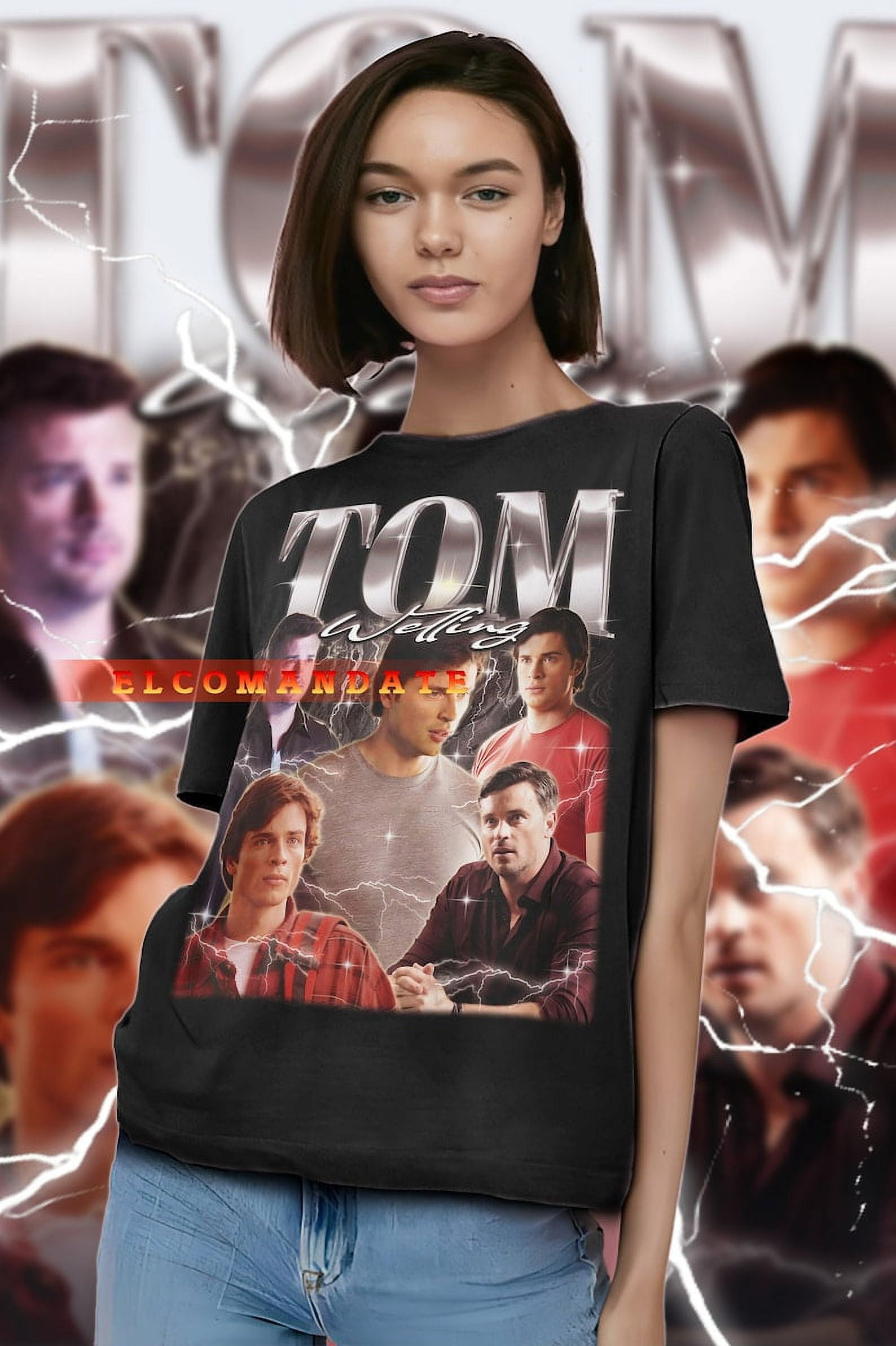 TOM WELLING Actor Vintage Shirt, Tom Welling Homage Tshirt, Tom Welling ...