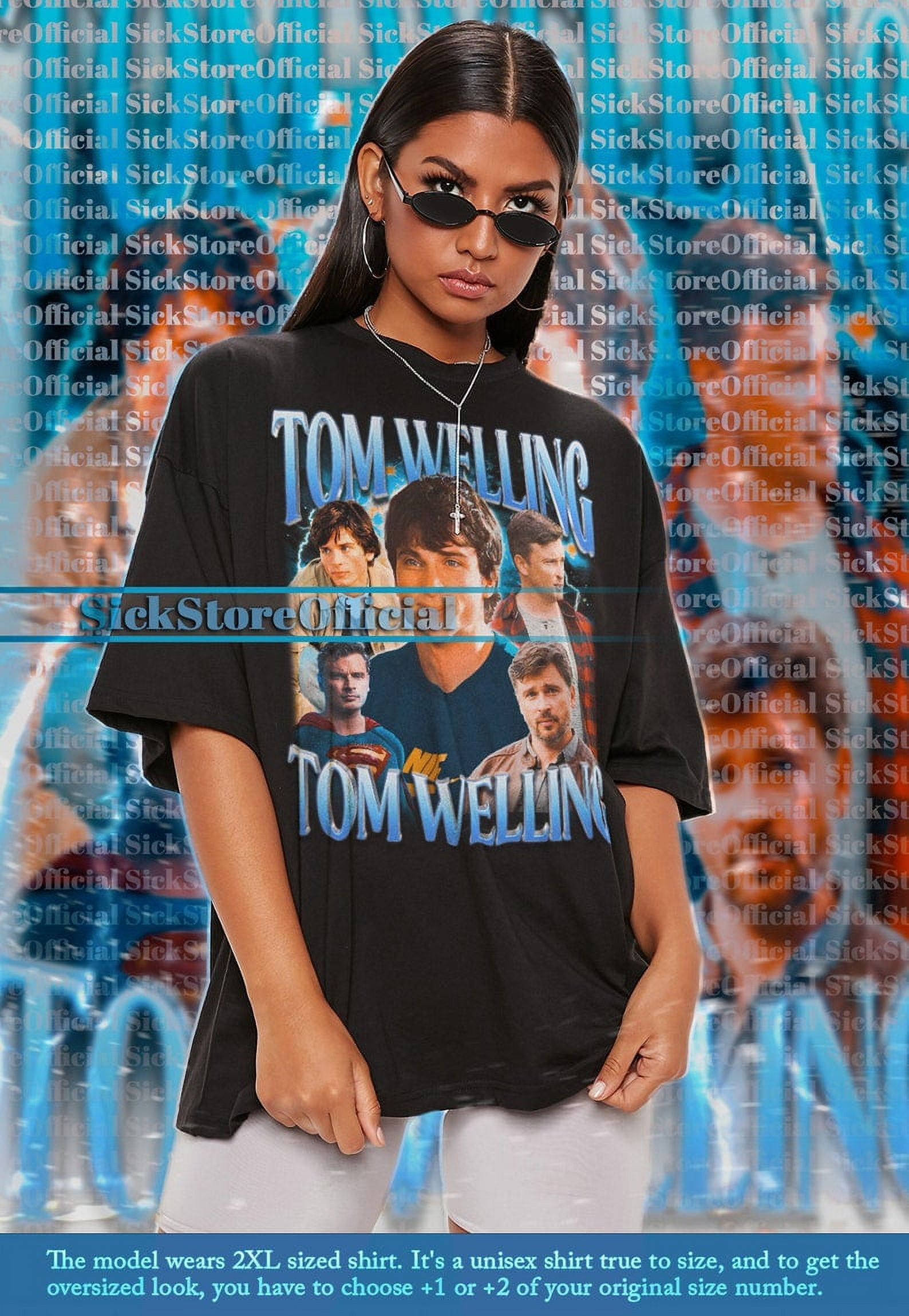 TOM WELLING Vintage Shirt, Tom Welling Homage Tshirt, Tom Welling Fan ...