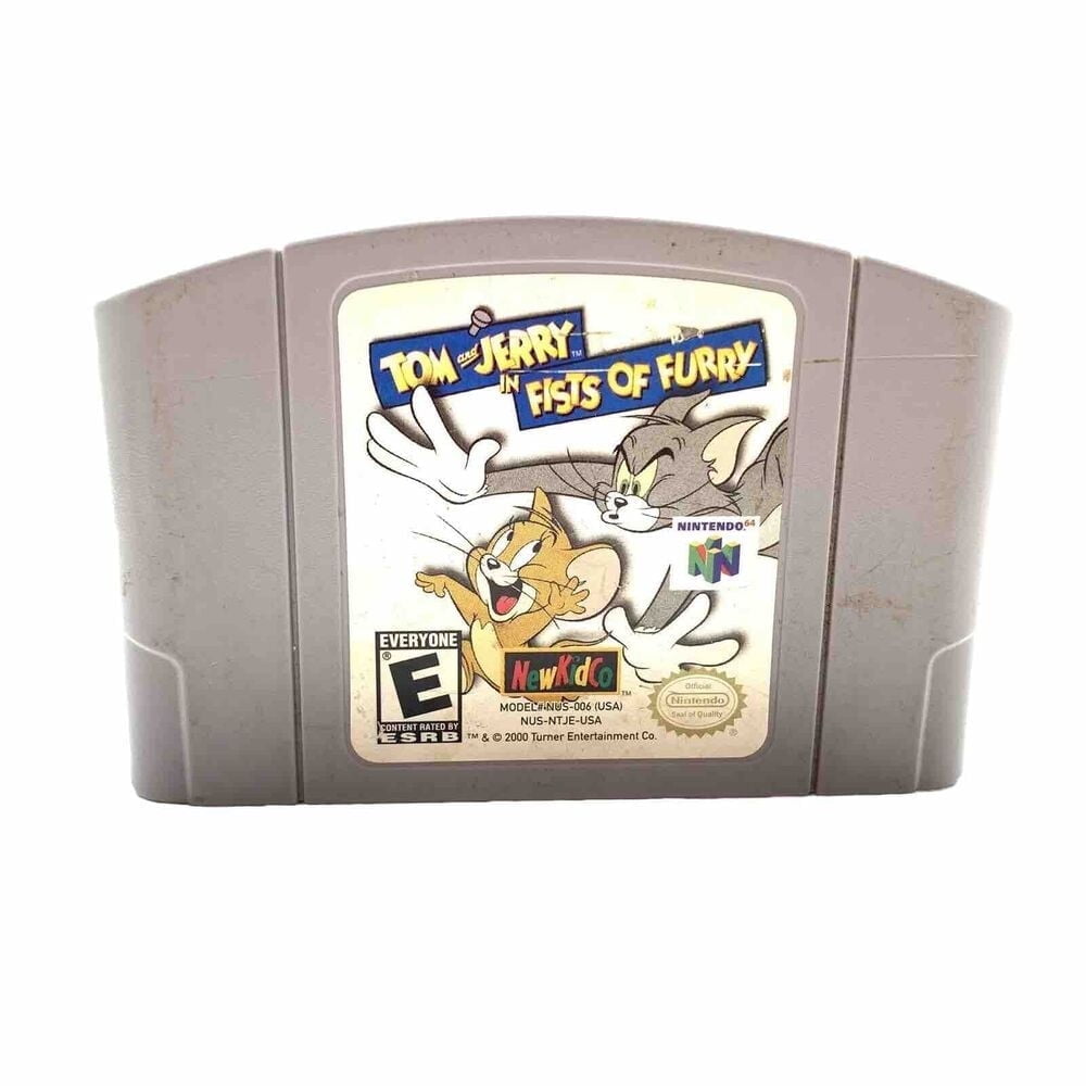 TOM and Jerry in Fists of Furry Nintendo 64 N64 Game Cartridge Genuine ...