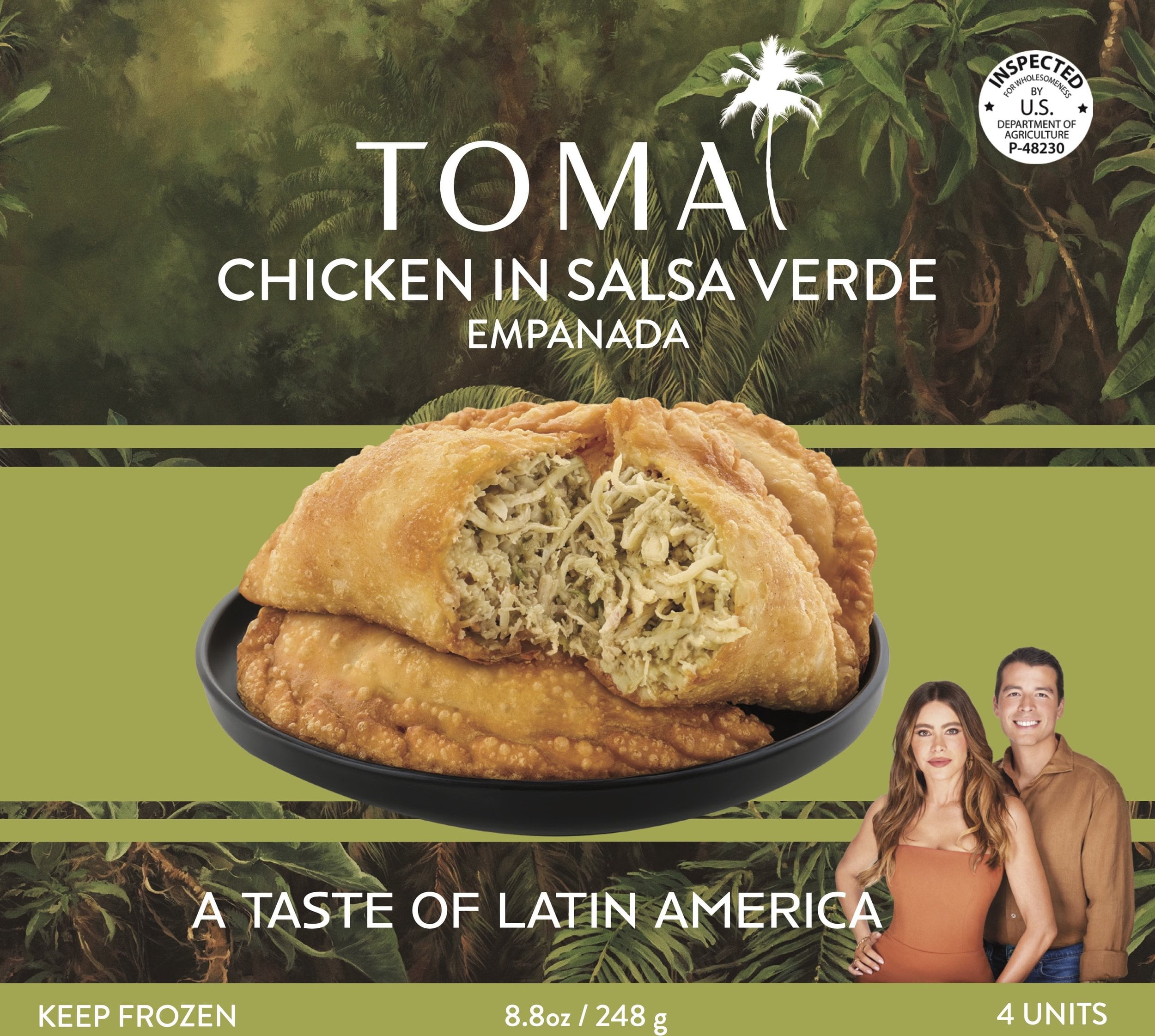 TOMA Chicken in Salsa Verde Empanadas 4ct - Walmart.com