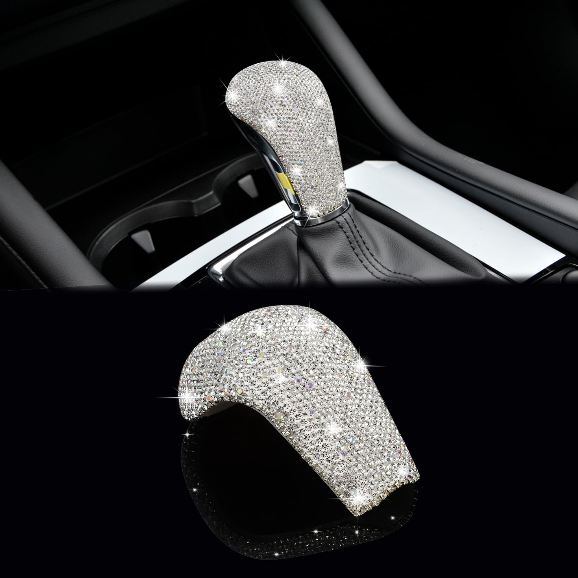 TOMALL Bling Gear Shift Knob Cover Compatible with Mazda 3 2020-2023 CX ...