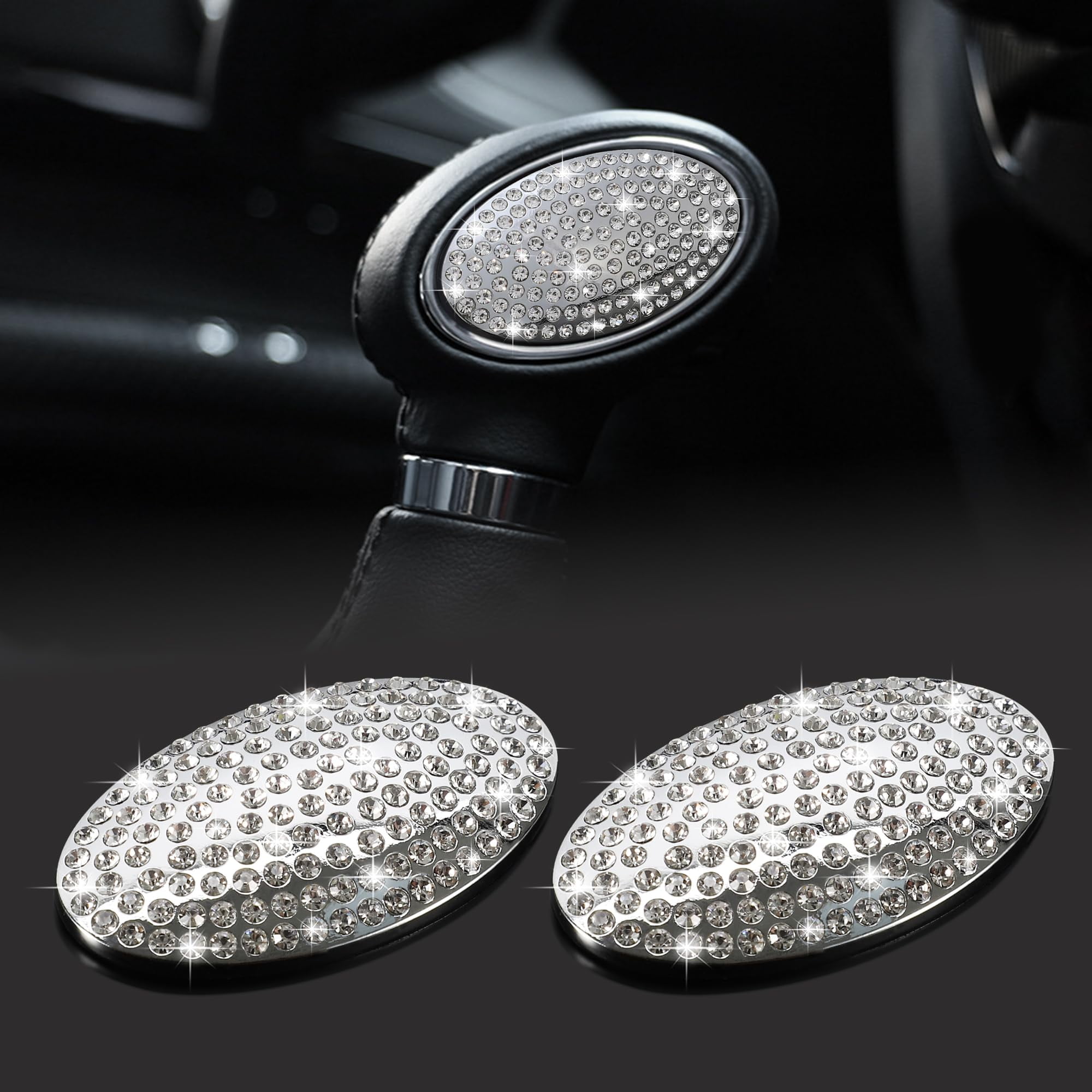 TOMALL Bling Gear Shift Knob Cover Compatible with Mini Cooper F54 F56 ...