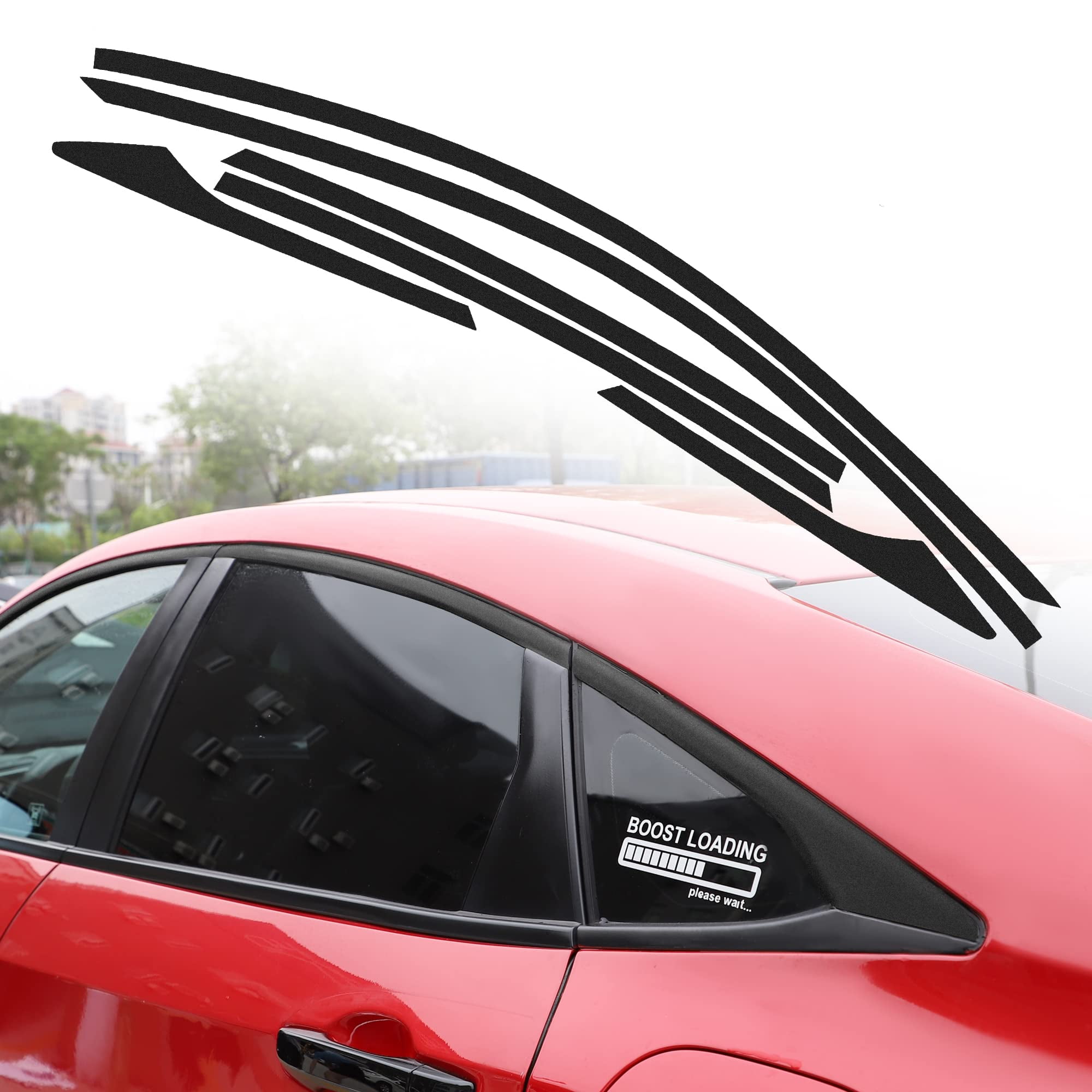 TOMALL Car Window Edge KEF16 Vinyl Stickers Compatible with Honda 10th ...