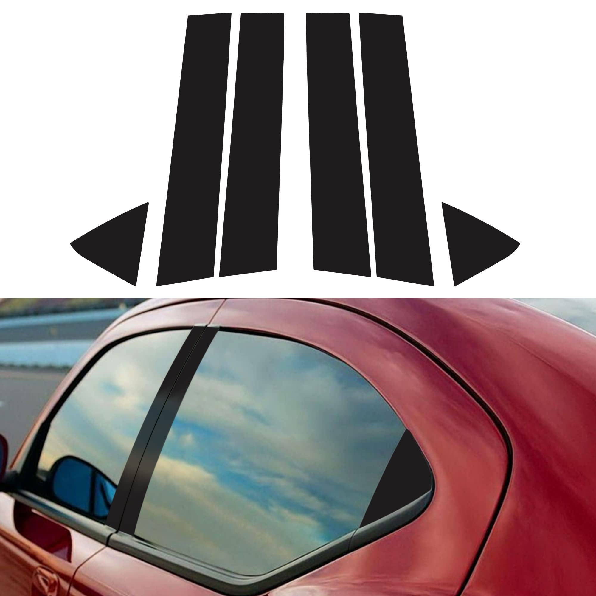 TOMALL Car Window Pillar IFF17 Post Vinyl Stickers Compatible with ...