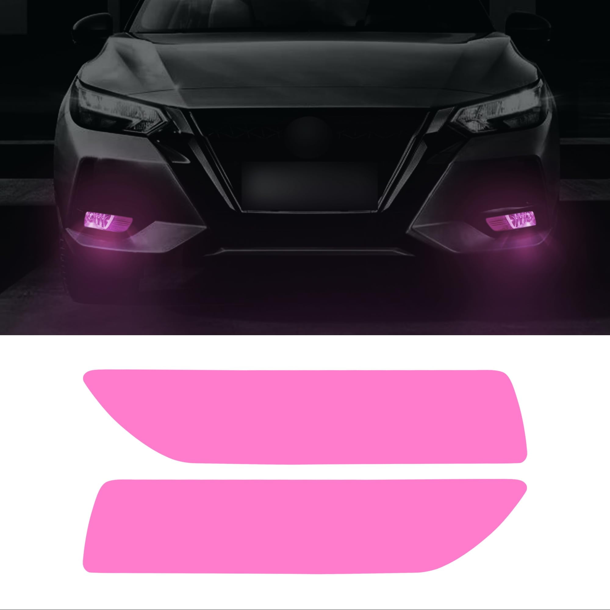 TOMALL Fog Light Vinyl KEF16 Smoke Tint Films Compatible with Nissan ...