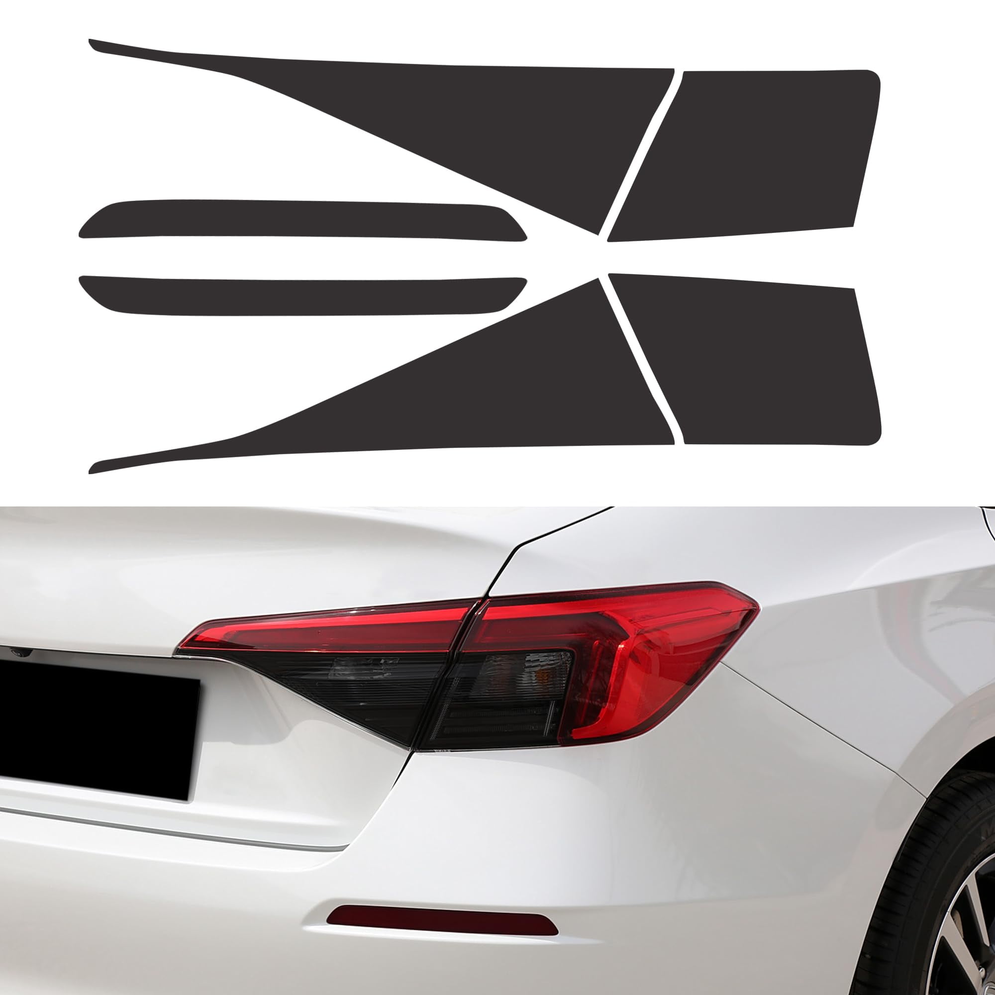 TOMALL Turn Signal Light MMF7 Taillight Vinyl Films Smoke Compatible ...