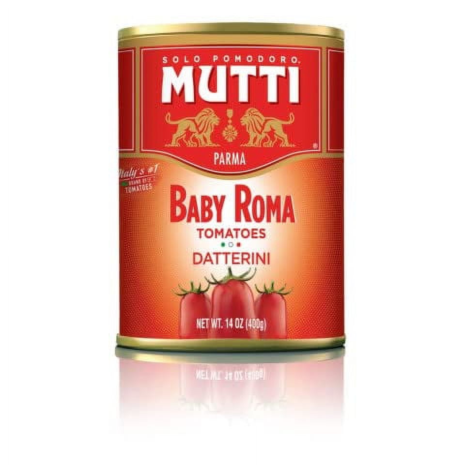 Mutti Baby Roma Tomatoes, Pack of 12, Non-GMO, Gluten-Free, Vegan ...