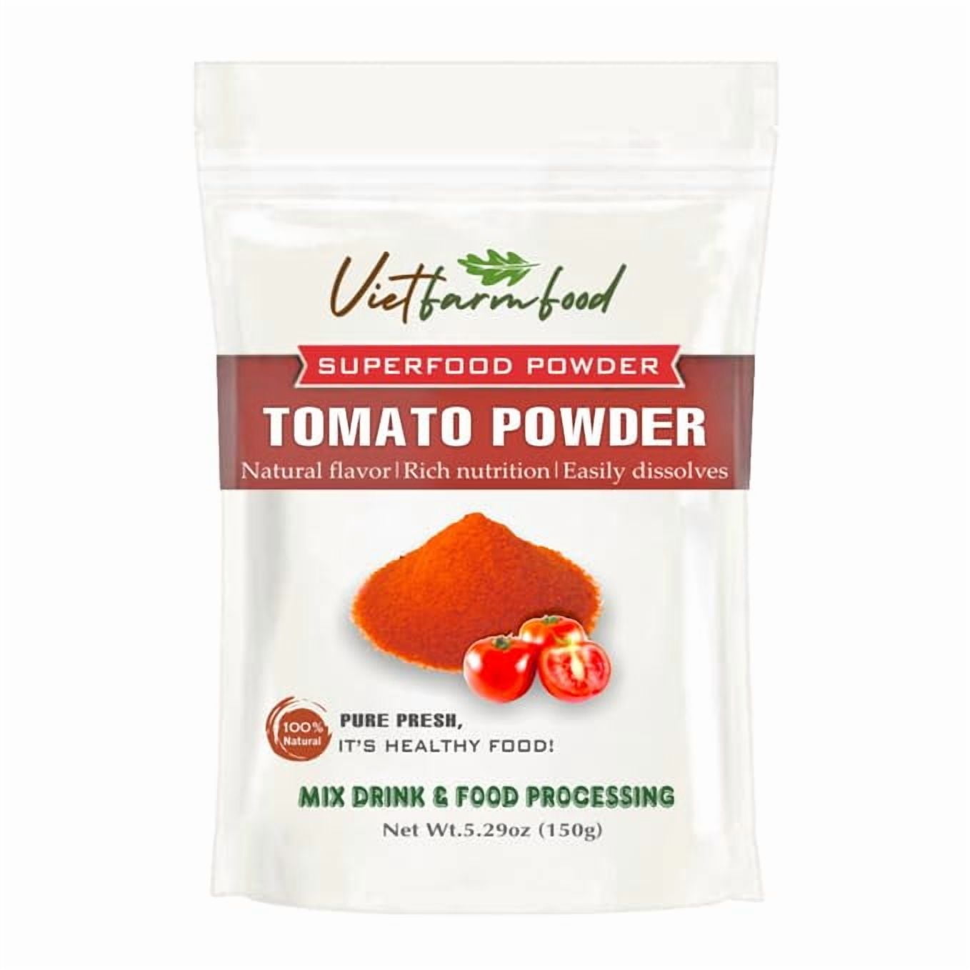 TOMATO POWDER 5.29 oz (150g) VIETFARMFOOD: Pure freeze-dried vegetable ...