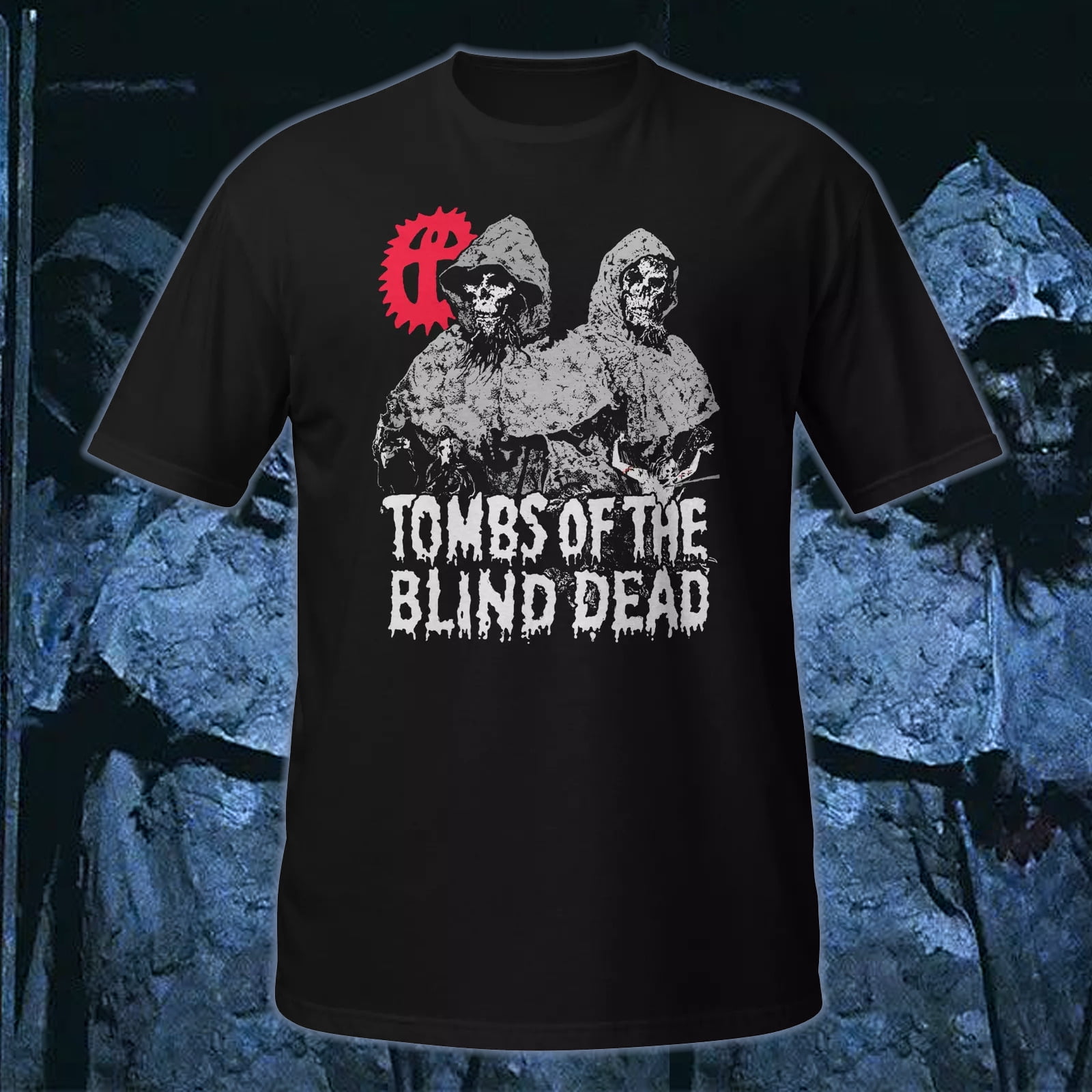 TOMBS OF THE BLIND DEAD - T-Shirt Vintage Spanish Horror Templars 1973 ...