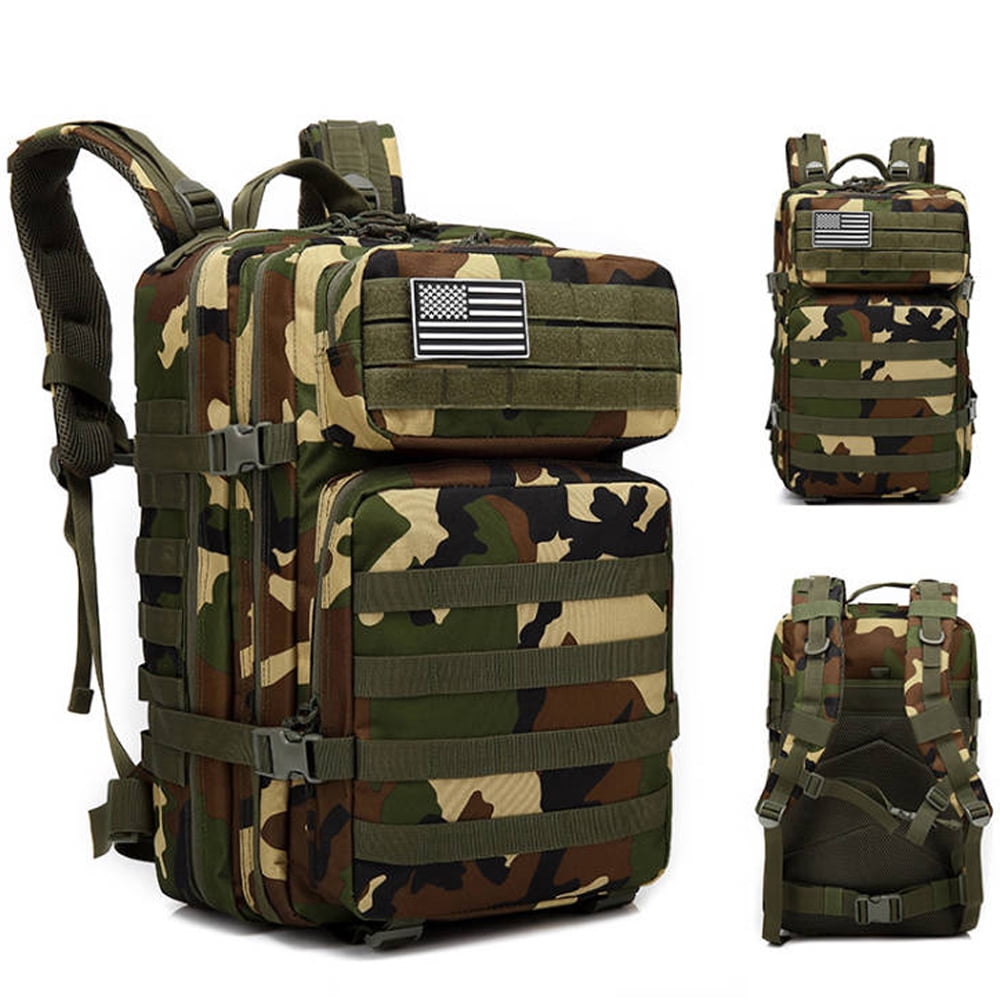 RIBONGZ 50L Camping Backpack Large Multifunction Outdoor Sport Rucksack ...