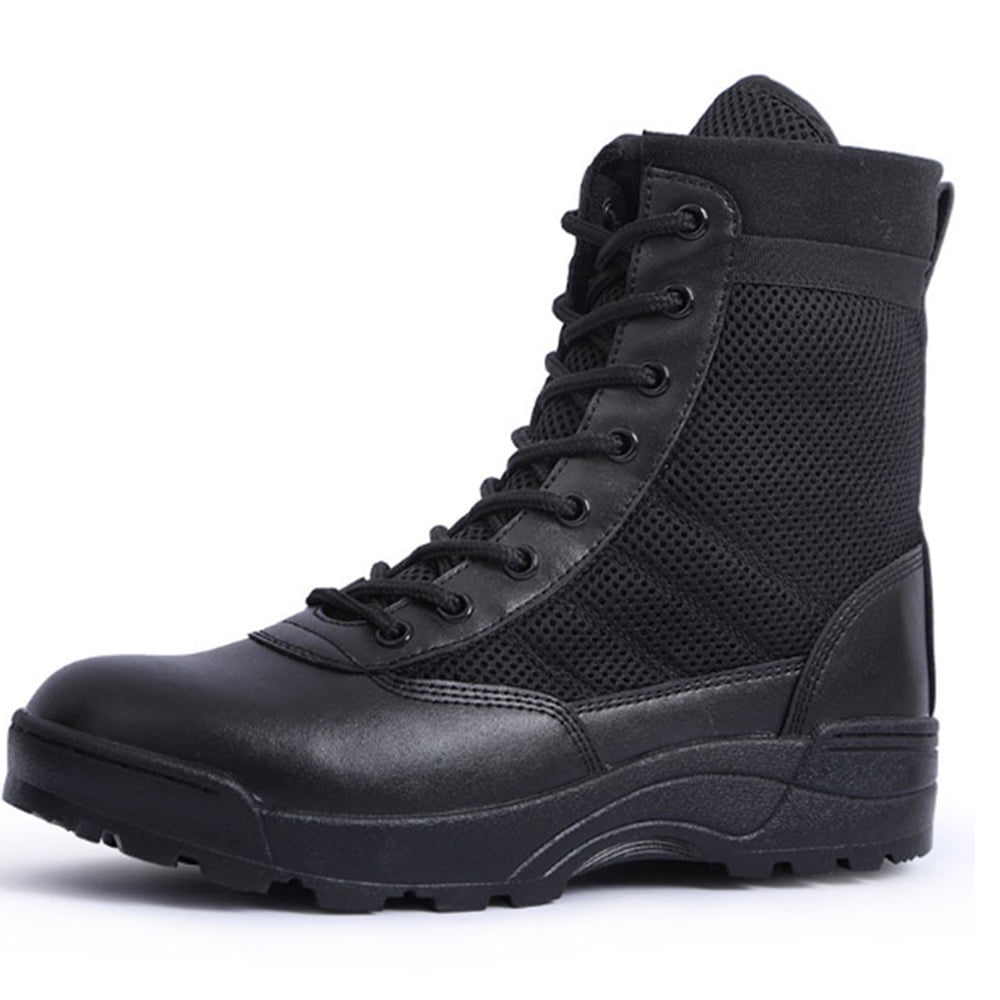 RIBONGZ Ultralight Mesh Breathable Duty Boots Men's High-Top Training ...
