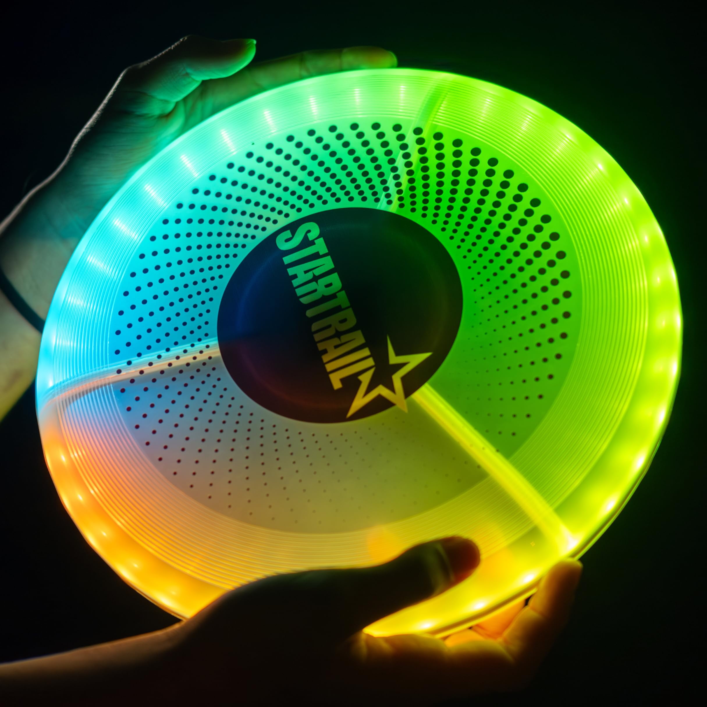 TOMLEON LED Flying Disc with Millions of Colors, Rechargeable ...