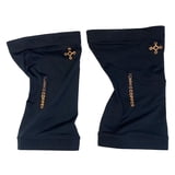 TOMMIE COPPER Black Compression Infrared Knee Sleeves for Leg Joint, 2 ...