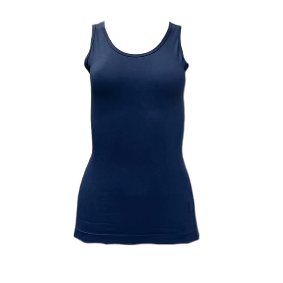 TOMMIE COPPER Women's Lower Back Support Tank Top, Navy, Medium ...
