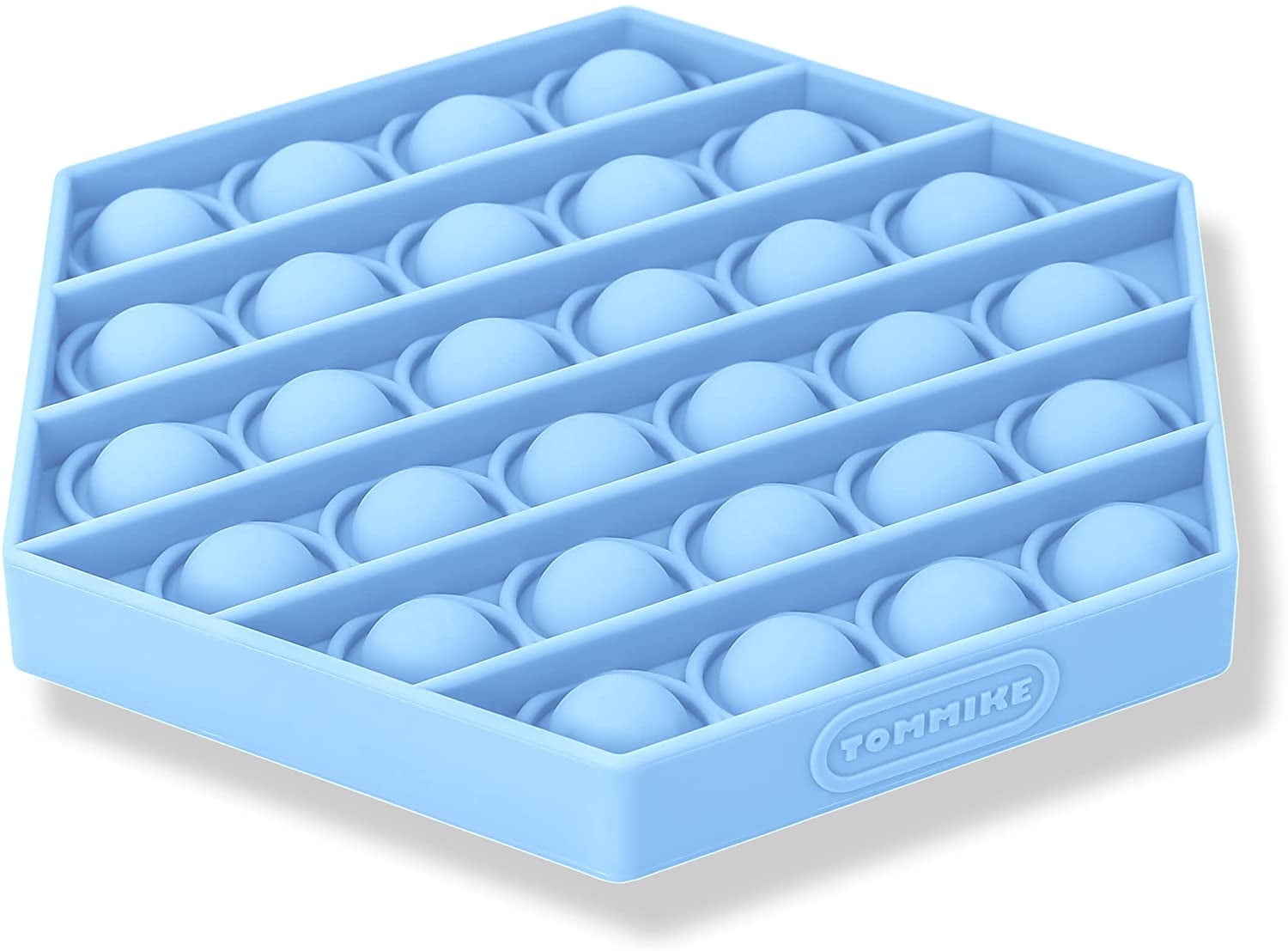 TOMMIKE Hexagon Pop It Fidget Toy (Cerulean) - Walmart.com