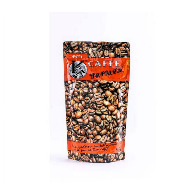 TOMOCA -Authentic Ethiopian Roasted Ground Coffee- 500g - Walmart.com