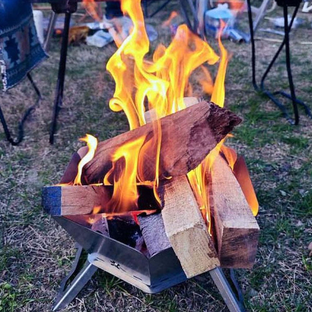 Tomshoo Fire Pitheater Portable Huiop Stove Steel Firefire Pit Bonfire Stove Pit Brazier