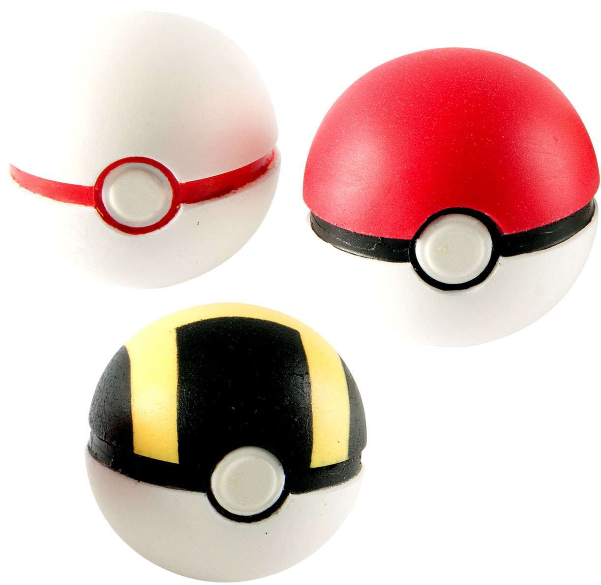 TOMY Pokemon Throw N Catch Poke Ball 3 Pack - Walmart.com